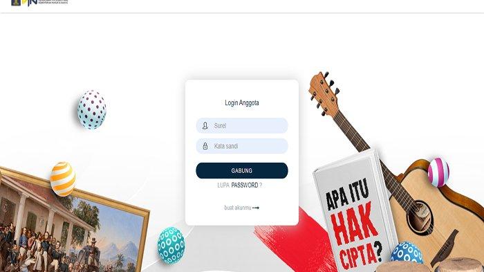 Cara Mengurus Hak Cipta Online di Login https://hakcipta.dgip.go.id ...