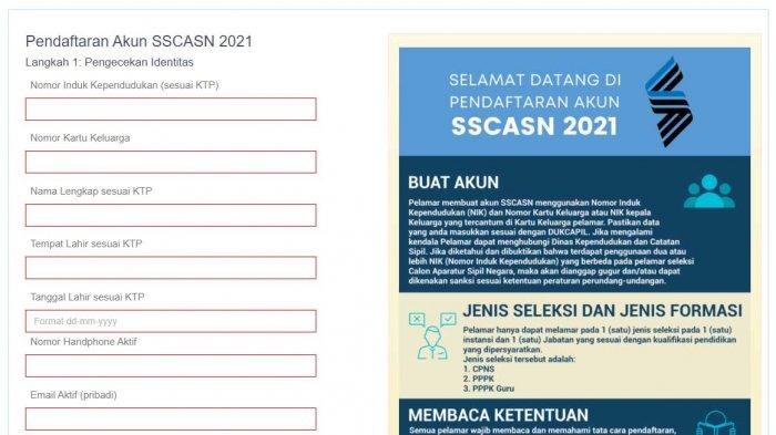 Salah Isi Data Tempat Lahir Pas Buat Akun SSCASN CPNS 2021, Apa Masih ...