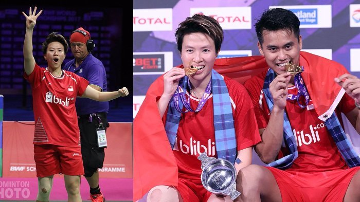 Ternyata Ini Maksud Selebrasi 4 Jari Liliyana Natsir Usai Raih Juara Dunia - Halaman all ...