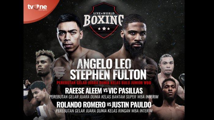 Live World Boxing Tv One Angelo Leo Vs Stephen Fulton Raeese Aleem Vs