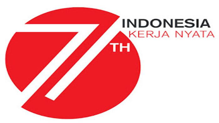71 Bendera Merah Putih Berkibar di Bukit Kali Asin - Tribunpontianak.co.id