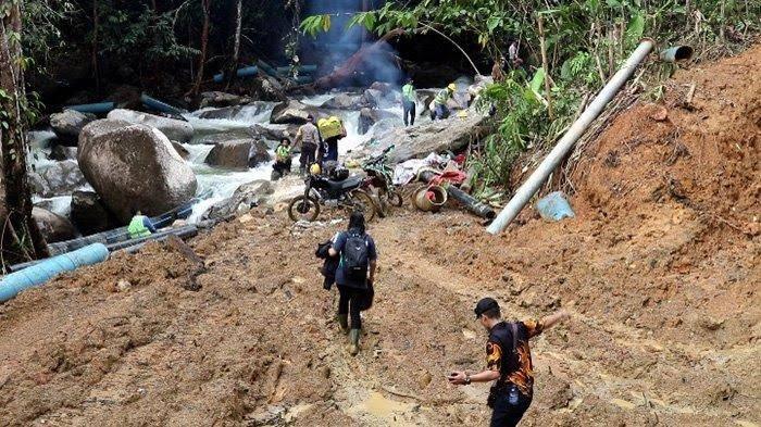 PDAM Sirin Meragun Sekadau Kembali Lakukan Perbaikan Pipa Induk ...