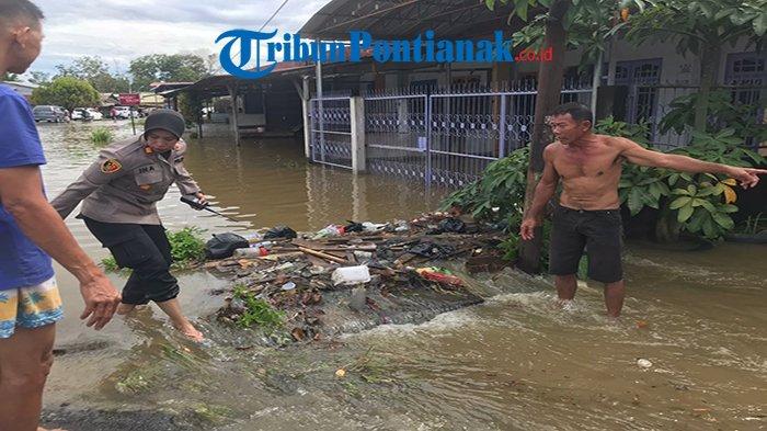 Permukiman Warga Kembali Terendam Banjir yang Melanda Singkawang - Tribunpontianak.co.id