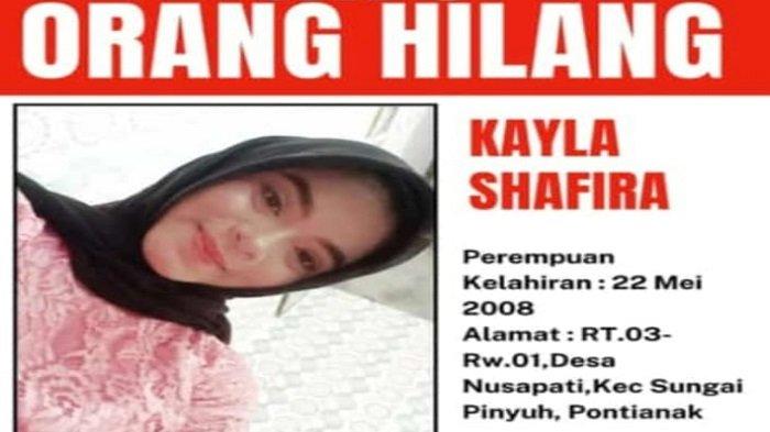 Kayla Safira Gadis 15 Tahun Asal Desa Nusapati Mempawah Dikabarkan Hilang, Empat Hari Belum ...