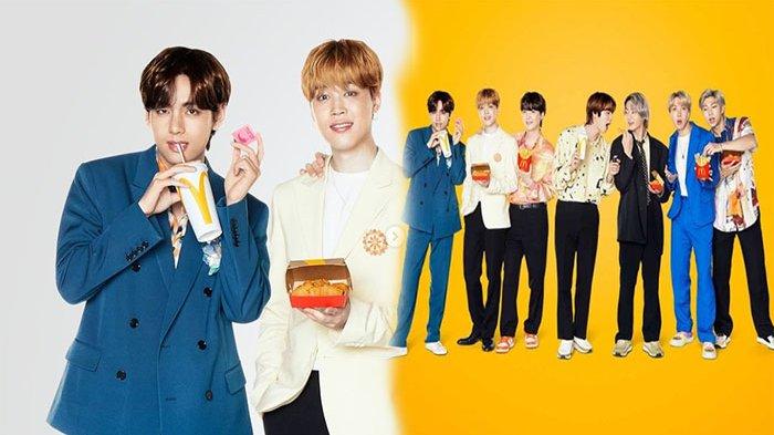 MENU Rahasia McD X BTS Indonesia, Untuk Mendapatkannya Pembeli Harus Lakukan Ini ...