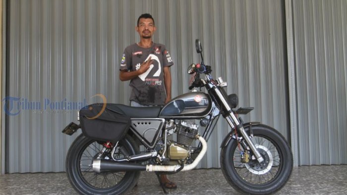 Modif GL 100 Dengan Konsep Japstyle - Tribunpontianak.co.id
