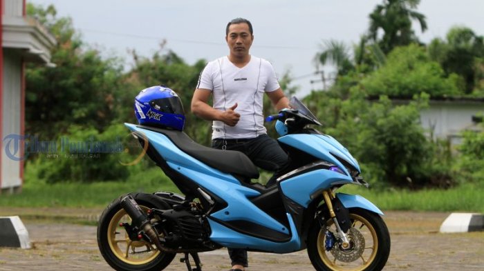 Semakin Gahar, Inilah Penampakan Modifikasi Aerox Untuk Harian ...