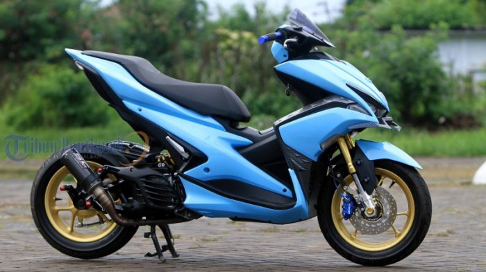 Semakin Gahar, Inilah Penampakan Modifikasi Aerox Untuk Harian ...