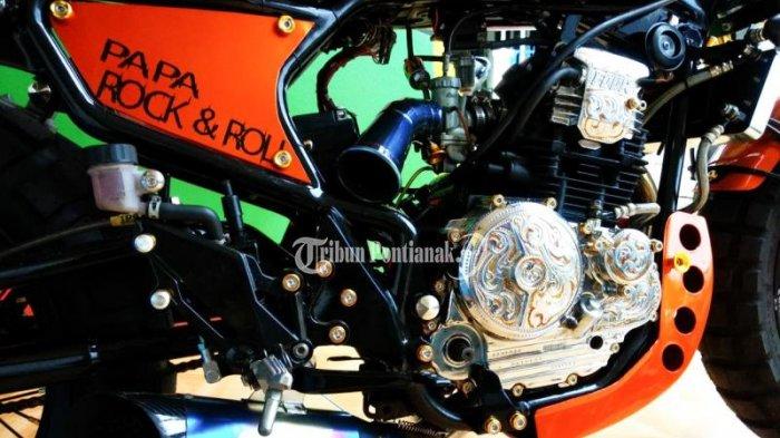 Modif Motor Scorpio Jadi Scrambler - Tribunpontianak.co.id