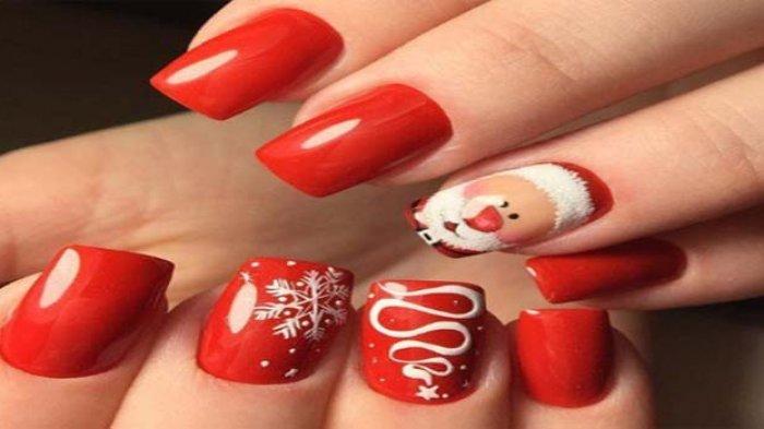 Yuk Contek 5 Model Nail Art Nuansa Natal, Bisa Dibuat Sendiri di Rumah ...