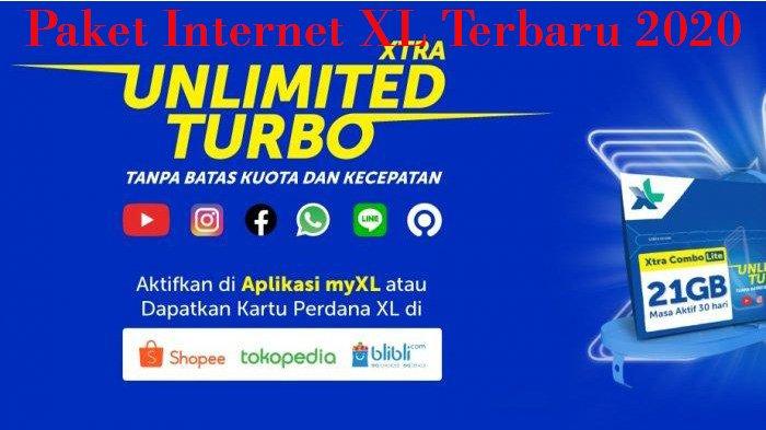 INTERNET XL, Daftar Harga Paket Internet XL Terbaru 2020 Prabayar ...