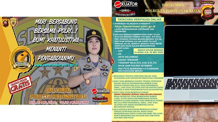 Melalui Medsos, Polresta Pontianak Sosialisasikan Mekanisme Penerimaan ...