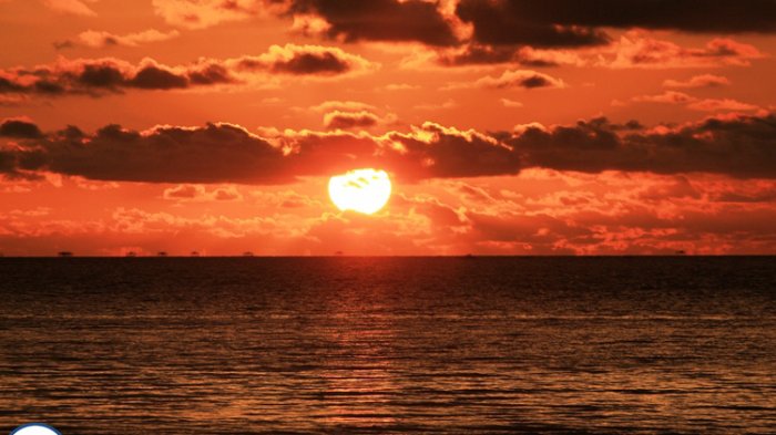 Ini Jawaban Mengapa Matahari Terbit dan Terbenam Menampilkan Warna Jingga - Tribunpontianak.co.id