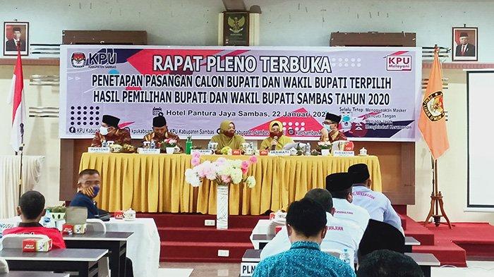 SAH Satono-Fahrurrofi Ditetapkan Sebagai Bupati dan Wakil Bupati Terpilih di Pilkada Sambas ...