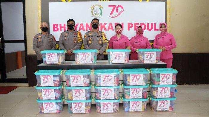 Polres Ketapang Salurkan Bantuan Untuk Korban Banjir di Kecamatan Jelai dan Sungai Laur ...