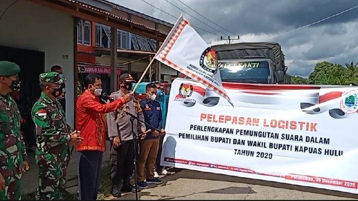 Kapolres Kapuas Hulu Hadiri Pelepasan Pendistribusian Logistik Pilkada Serentak Tahun 2020 ...