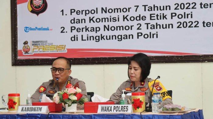 Bidkum Polda Kalbar beri Penyuluhan Hukum PNS dan Personel Polres Kubu Raya - Tribunpontianak.co.id