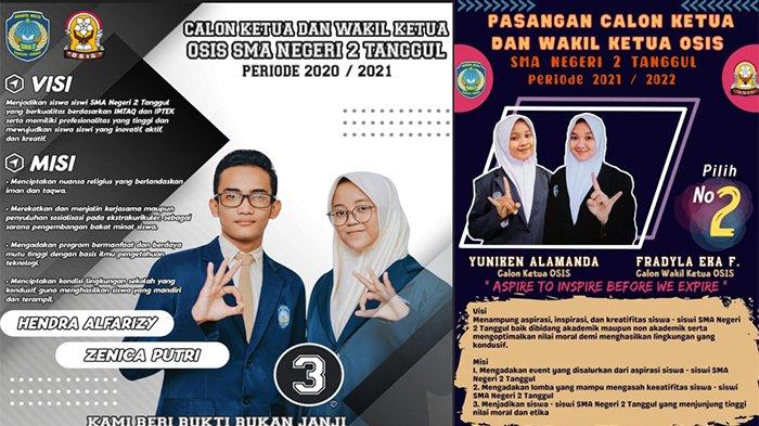 Contoh Poster Pemilihan Ketua OSIS, Lengkap Slogan Calon Ketua Osis di Sekolah - Tribunpontianak ...