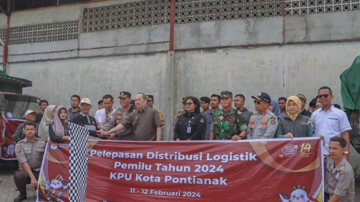 Personel Polresta Pontianak Kawal Pendistribusian Surat Suara Pemilu 2024, Ini Rinciannya ...
