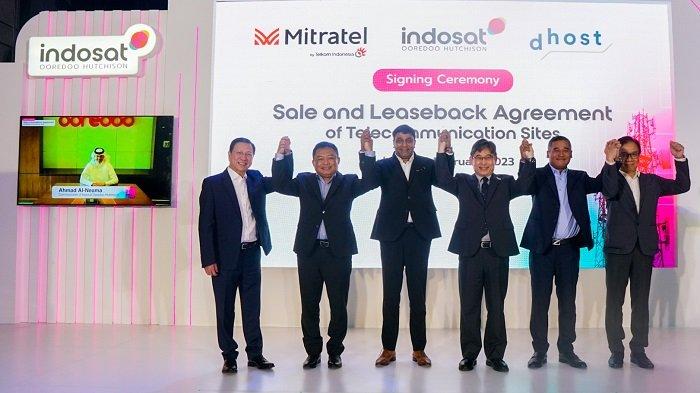 IOH Gandeng Mitratel dan dhost MoU Perjanjian Transaksi Penjualan 1.630 Menara Telekomunikasi ...
