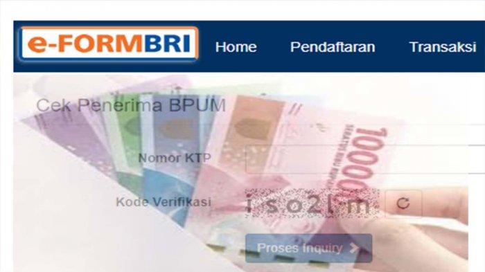 E FORM BRI CO ID BPUM Cek Daftar Penerima Banpres Rp1,2 Juta Terbaru ...