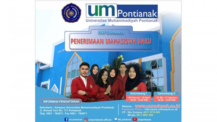 Penerimaan Mahasiswa Baru Universitas Muhammadiyah Pontianak - Tribunpontianak.co.id