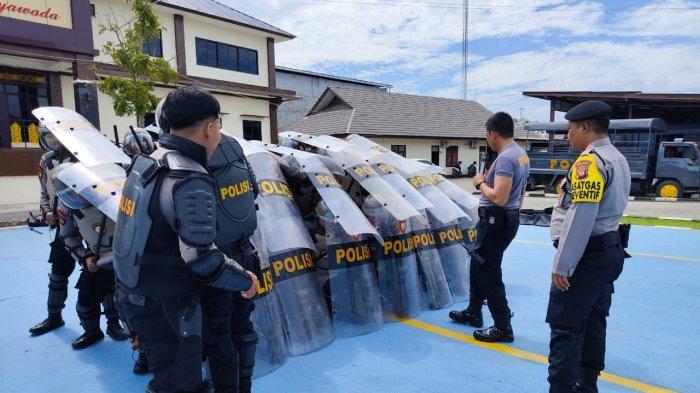 Pimpin Latihan Dalmas, Ini Arahan yang Diberikan Kasat Samapta Polres ...