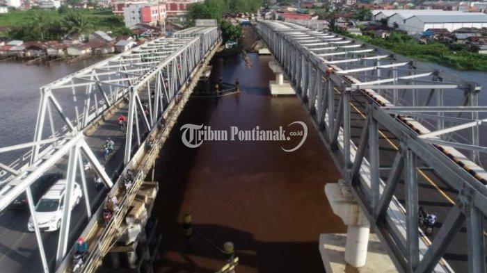 FOTO: Jembatan Landak di Jalan Sultan Hamid II Pontianak ...
