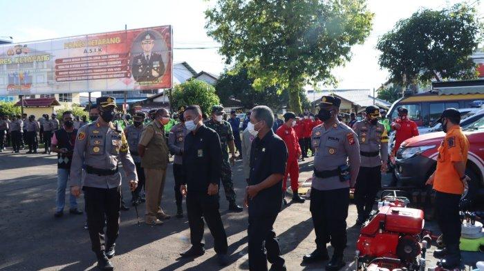 Polres Ketapang Gelar Apel Kesiapsiagaan Operasi Bina Karuna Kapuas 2022 - Tribunpontianak.co.id