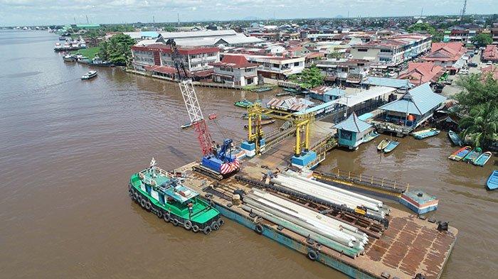 FOTO: Perbaikan Dermaga Siantan Kota Pontianak - Tribunpontianak.co.id