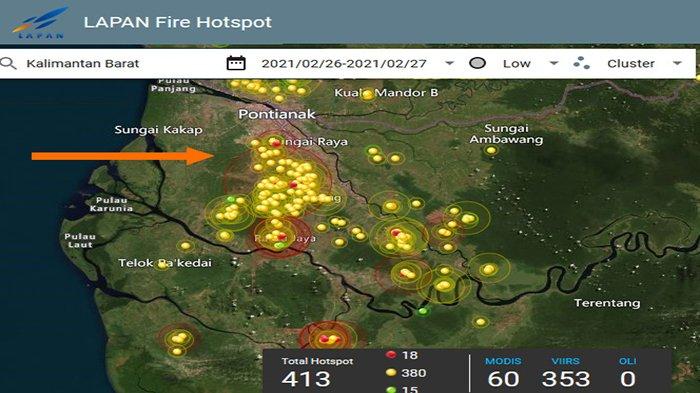BMKG Paparkan Pergerakan Asap di Kota Pontianak dan Kubu Raya, Kondisi ...