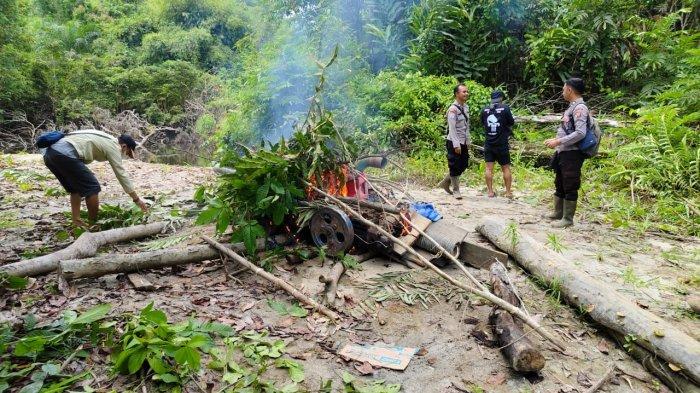 Polsek Nanga Mahap Tertibkan Aktivitas Pertambangan Emas Tanpa Izin di ...