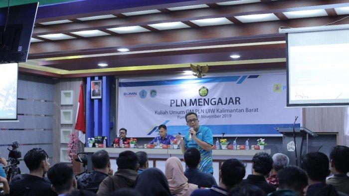 Meriahkan Electro Fair 2019 di Polnep, GM PLN Kalbar Gelar Kuliah Umum - Tribunpontianak.co.id