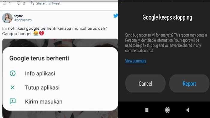 Bug Google Terus Berhenti Selalu Muncul di Layar Smartphone , Cara ...
