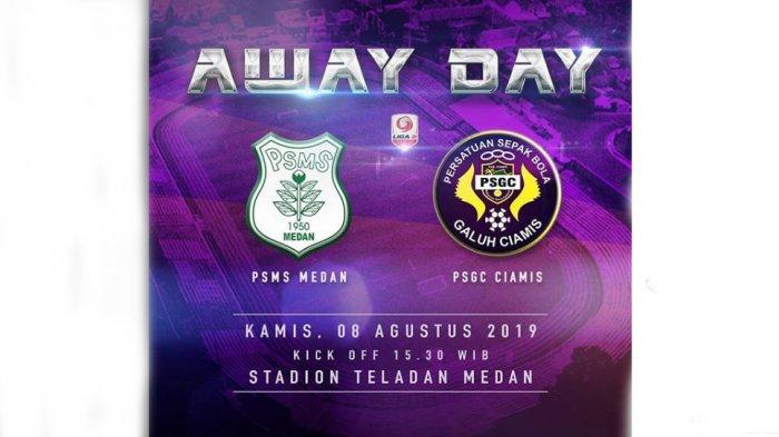 LIVE Score : Prediksi Skor PSMS Medan Vs PSGC Ciamis Liga 2 2019 Jam 15 ...
