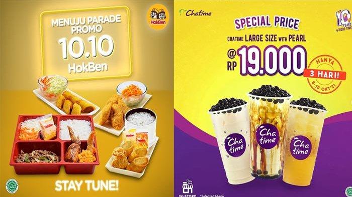PROMO 10.10 Makanan dan Minuman, Promo Murah Dari Rp 10.100 Hingga ...