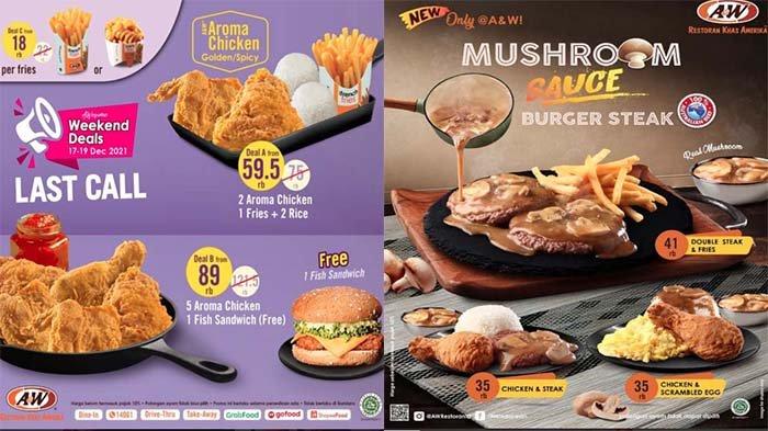 PROMO A&W Hari Ini 19 Desember 2021, Mushroom Sauce Series & 2 Pilihan ...