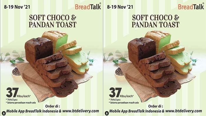 PROMO BreadTalk Terbaru 15 November 2021, Soft Toast Harga Rp 37 Ribu ...