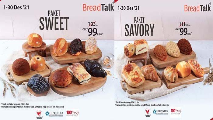 PROMO BreadTalk Terbaru Hari Ini 15 Desember 2021, Paket Savory Sweet atau Mix Hanya Rp 99 Ribu ...