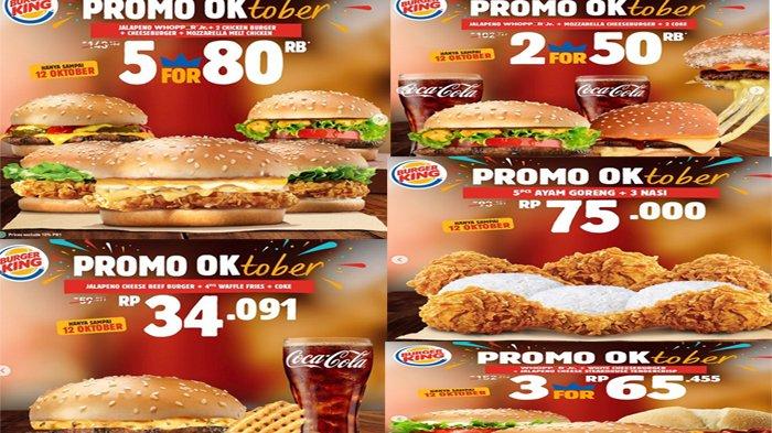 Promo Burger King 7 - 12 Oktober 2020 , Tawarkan Beragam Paket Menu ...
