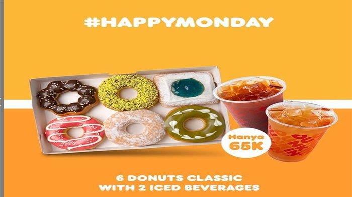 PROMO Dunkin Donuts Hari Ini 21 Juni 2021, Beli 9 Donat Gratis 3 Donat ...