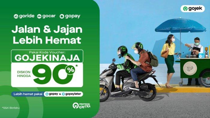 Promo Gojek Hari Ini ! Segera Gunakan 8 Kode Menarik Dapat Diskon 90 Persen - Tribunpontianak.co.id
