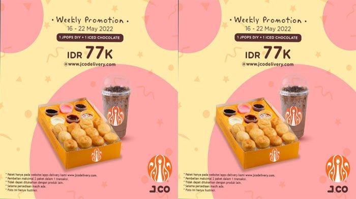 Promo JCO 16 Mei 2022, 1 Box JCO DIY + 1 Iced Chocolate Rp 77 Ribu ...