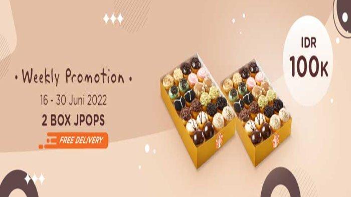 Promo JCO 27 Juni 2022, 2 Box JPops DIY 100 Ribu & Beli 1 Gratis 1 ...