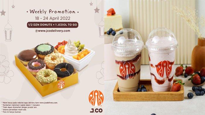 Promo JCO 21 April 2022, Donuts & Beli 1 Gratis 1 Blueberry Cheesecake ...