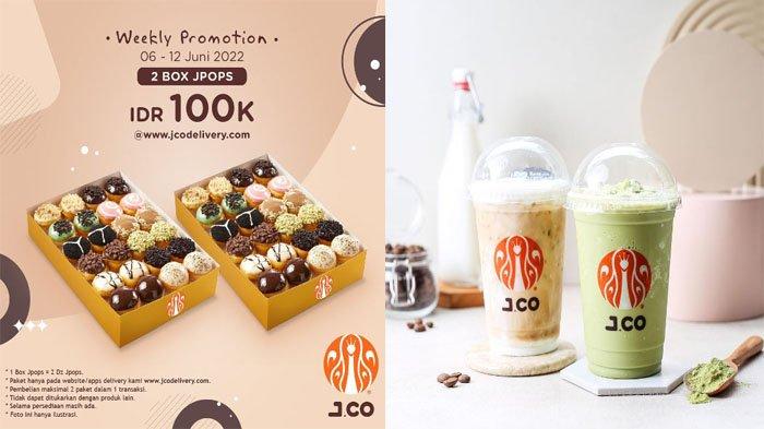 Promo JCO 7 Juni 2022, 2 Box Jpops 2 Lusin Rp 100 Ribu & Frappe Green ...