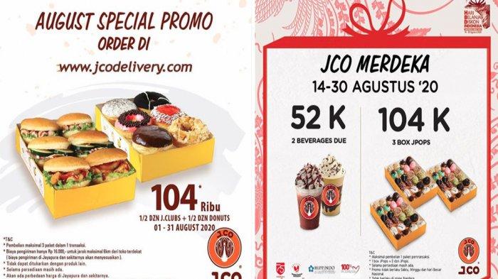 PROMO JCO Agustus 2020, Promo JCO Merdeka Paket 3 Box JPops 104 Ribu ...
