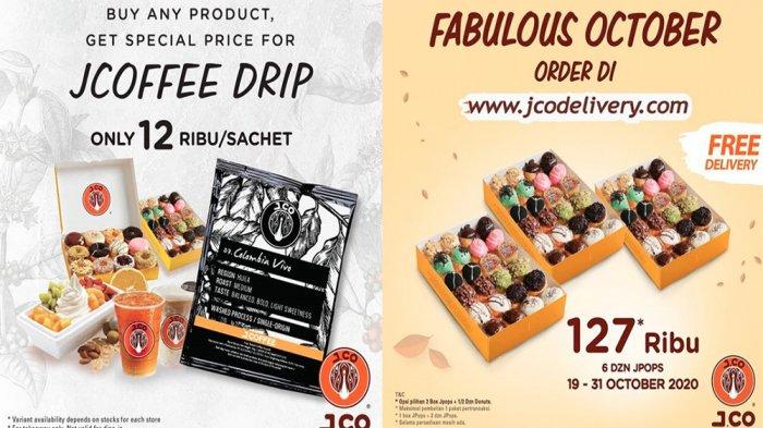 JCO Delivery Promo J.CO Oktober - November Pilih Sesuai Selera, Cek ...