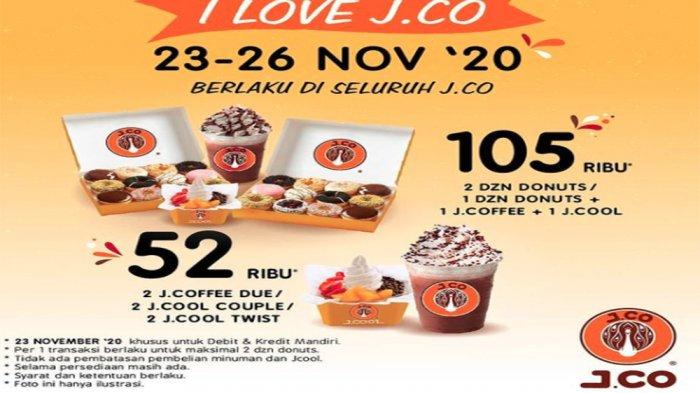 PROMO JCO November 2020, 2 JCOFFEE atau 2 JCOOL Rp 52 Ribu hingga 2 ...