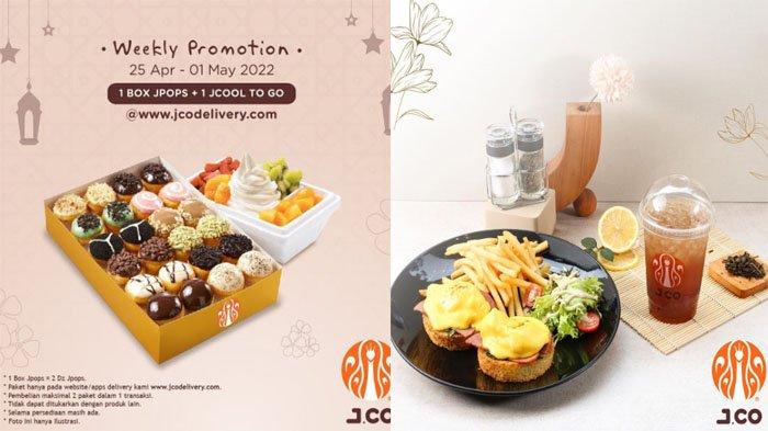 Promo JCO Terbaru 26 April 2022, Ada 1 Box JPop1 JCool To Go & Eggs ...